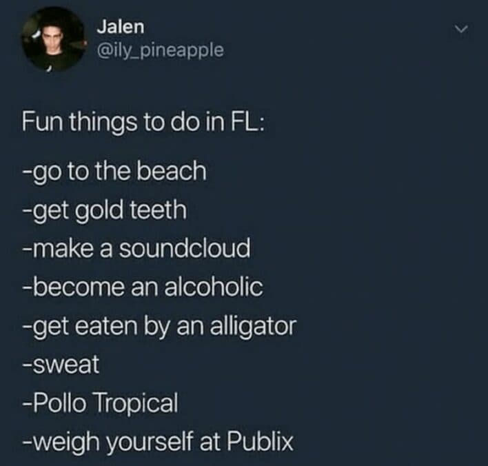 40 Funny Florida Memes That Are A Drunken Love Letter To America's ...