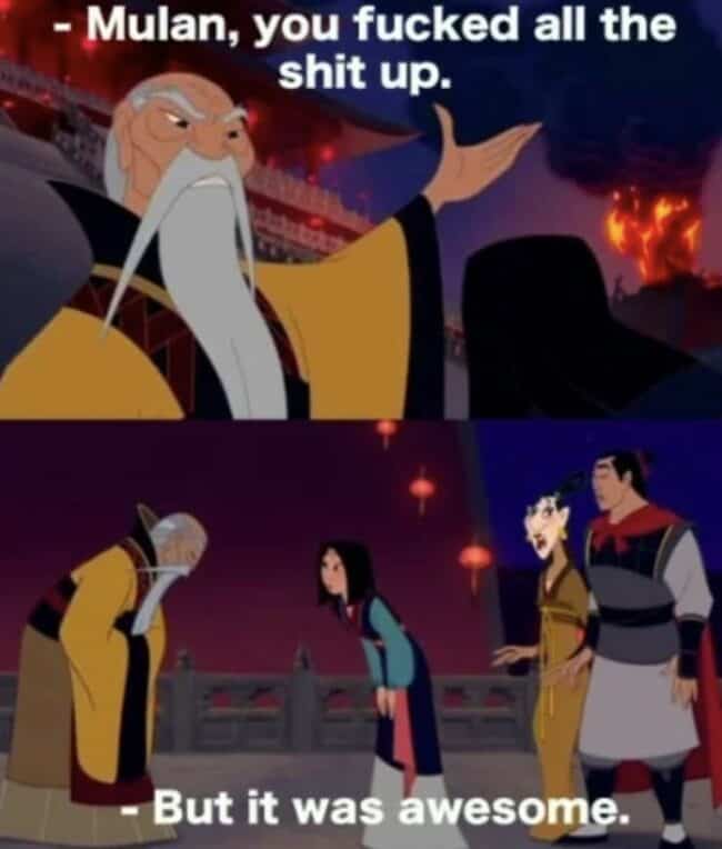 35 Mulan Memes That Get Down To Business To Defeat The Huns