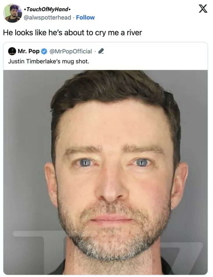 36 Funniest Reactions To Justin Timberlake Being Arrested For A DUI 36 Funniest Reactions To Justin Timberlake Being Arrested For A DUI