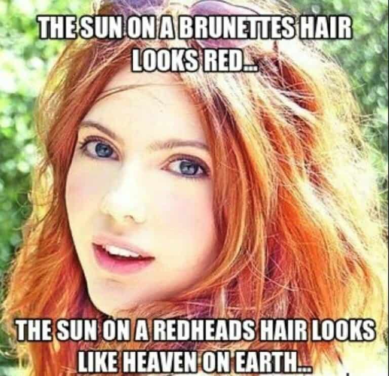40 Funny Redhead Memes For Ginger Girls Trying Not To Sunburn