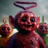 34 Terrifying AI Pictures Showing Teletubbies In The Horror Genre