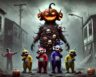 34 Terrifying AI Pictures Showing Teletubbies In The Horror Genre