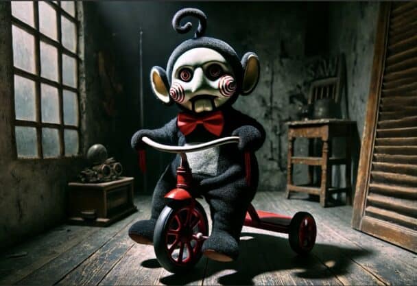 34 Terrifying AI Pictures Showing Teletubbies In The Horror Genre