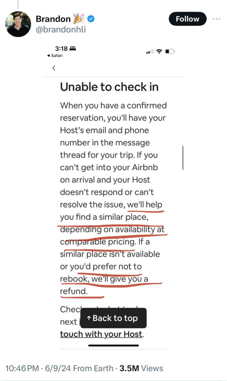 Man Exposes Airbnb Scam After Being Left Stranded In The Rain At 3 AM