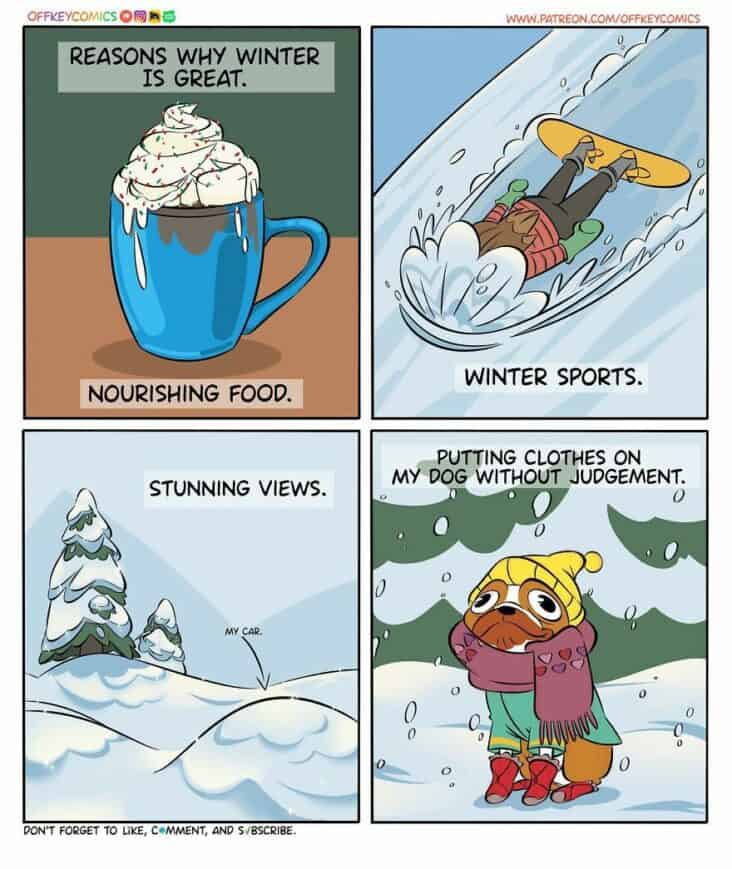 35 Dark Humor Comics About Life With A Cat And Dog From Off Key Comics