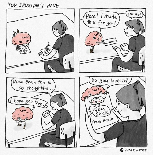 30 Thoughtful Comics About The Hilarious Struggles Of Being A Human From Susie Esse