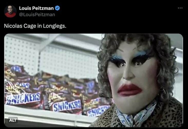 30 Wild Nicolas Cage Memes Celebrating The Iconic "Long Legs" Actor