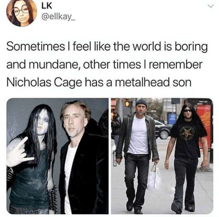 30 Wild Nicolas Cage Memes Celebrating The Iconic "Long Legs" Actor