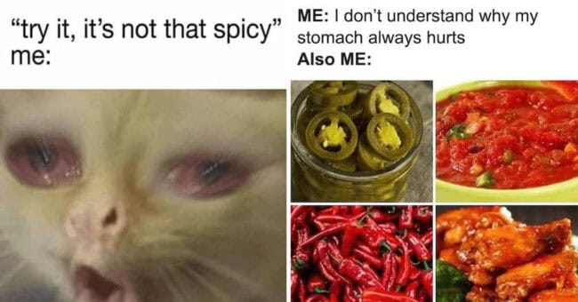 30 Spicy Food Memes For People Who Carry A Bottle Of Hot Sauce In Their ...
