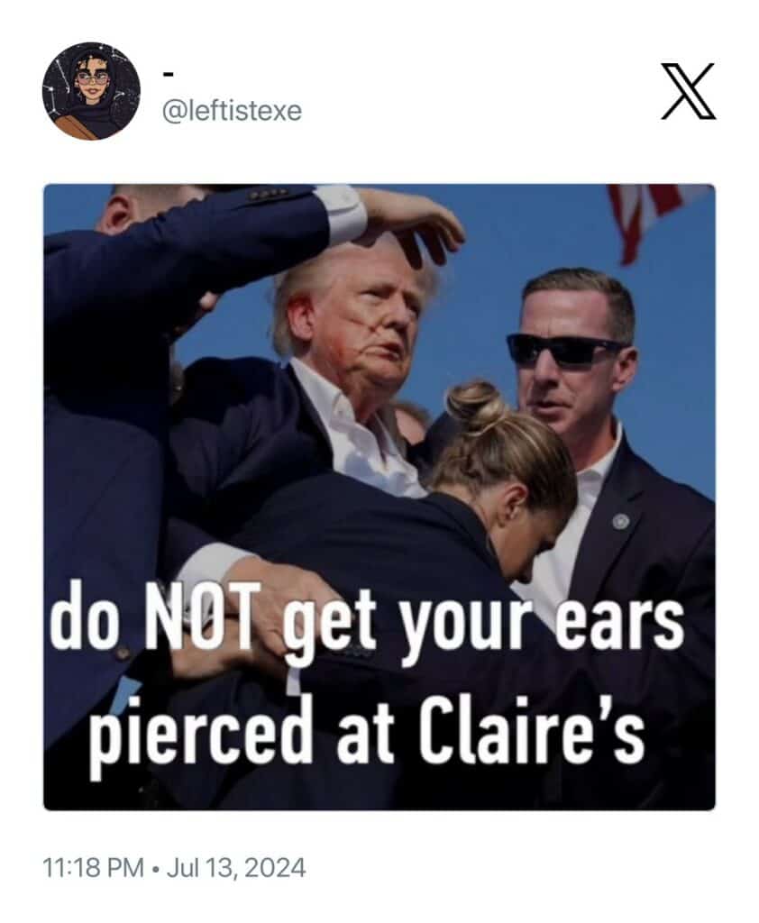 45 Funny Tweets About Trump's Assassination Attempt That Are Definitely ...