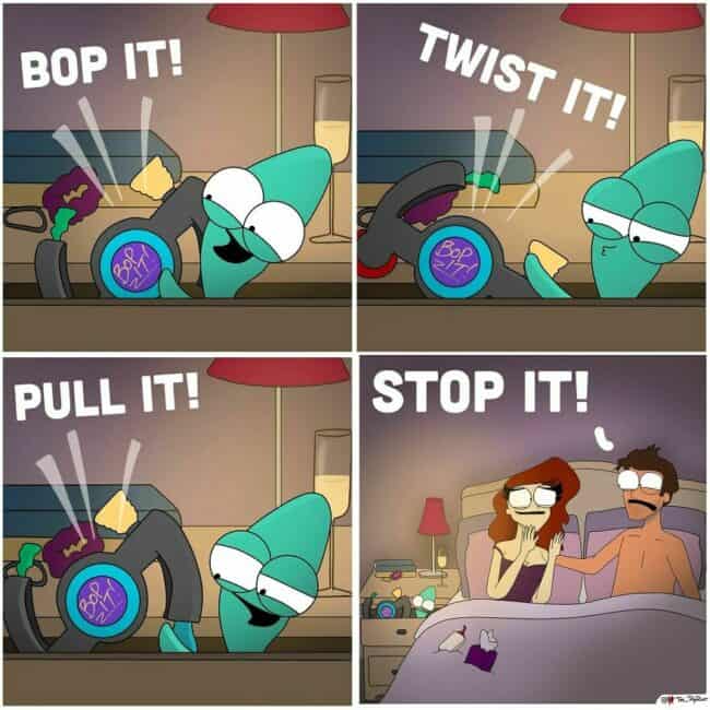 40 Steamy And Hilarious Comics About Women's Needs From The Red Dot