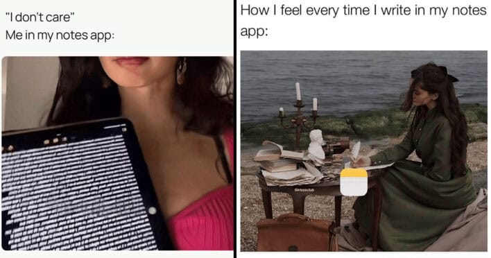 40 Notes App Memes For Everyone Writing In There Instead Of Going To ...