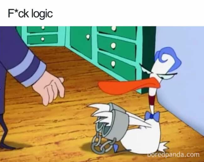 45 Funny Examples Of Cartoon Logic That Make Absolutely No Sense (But ...