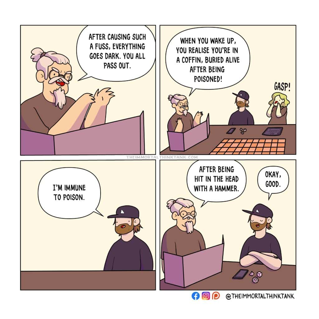 30 Hilarious Dungeons And Dragons Comics From Artist Who Love To Roll ...