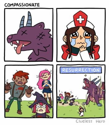 45 Hilarious Gaming Comics For True Video Game Fans From 'Clueless Hero'