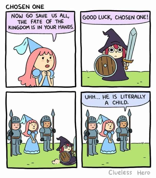 45 Hilarious Gaming Comics For True Video Game Fans From 'Clueless Hero'
