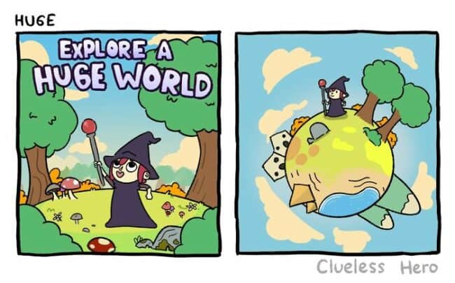 45 Hilarious Gaming Comics For True Video Game Fans From 'Clueless Hero'