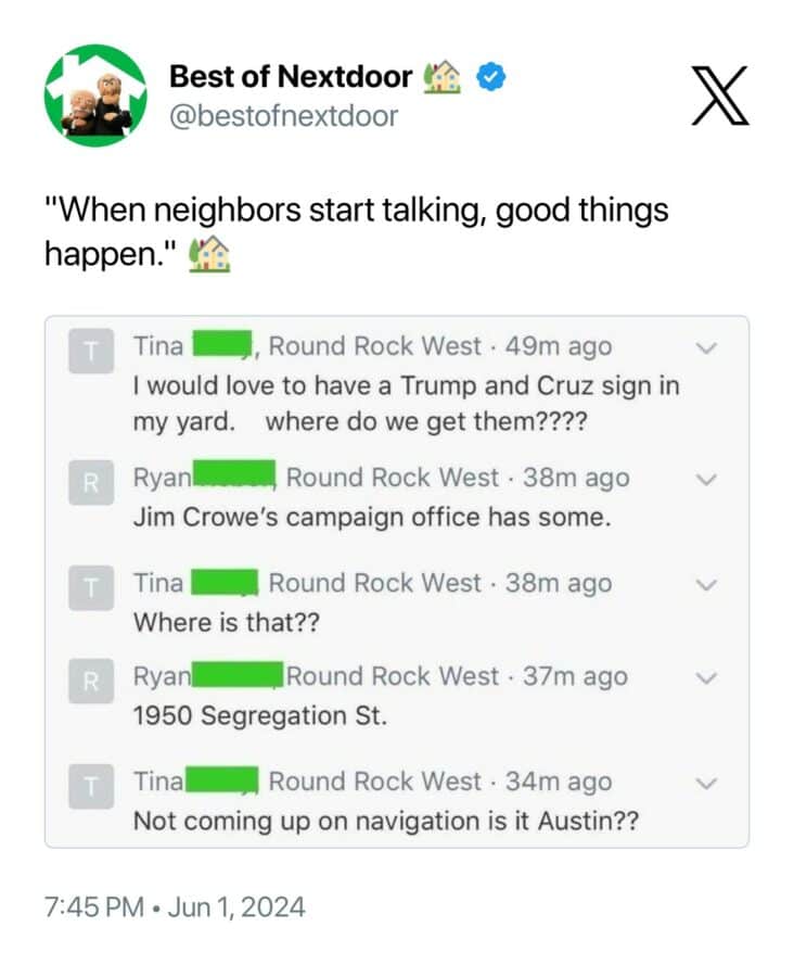 55 Hilariously Unhinged "Nextdoor" App Posts From This Week (August 16 ...