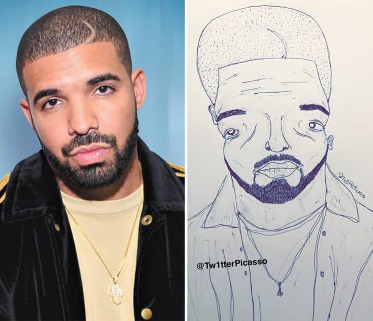 42 Poorly Drawn Celebrities From Fans Trying Their Best To Pay Tribute