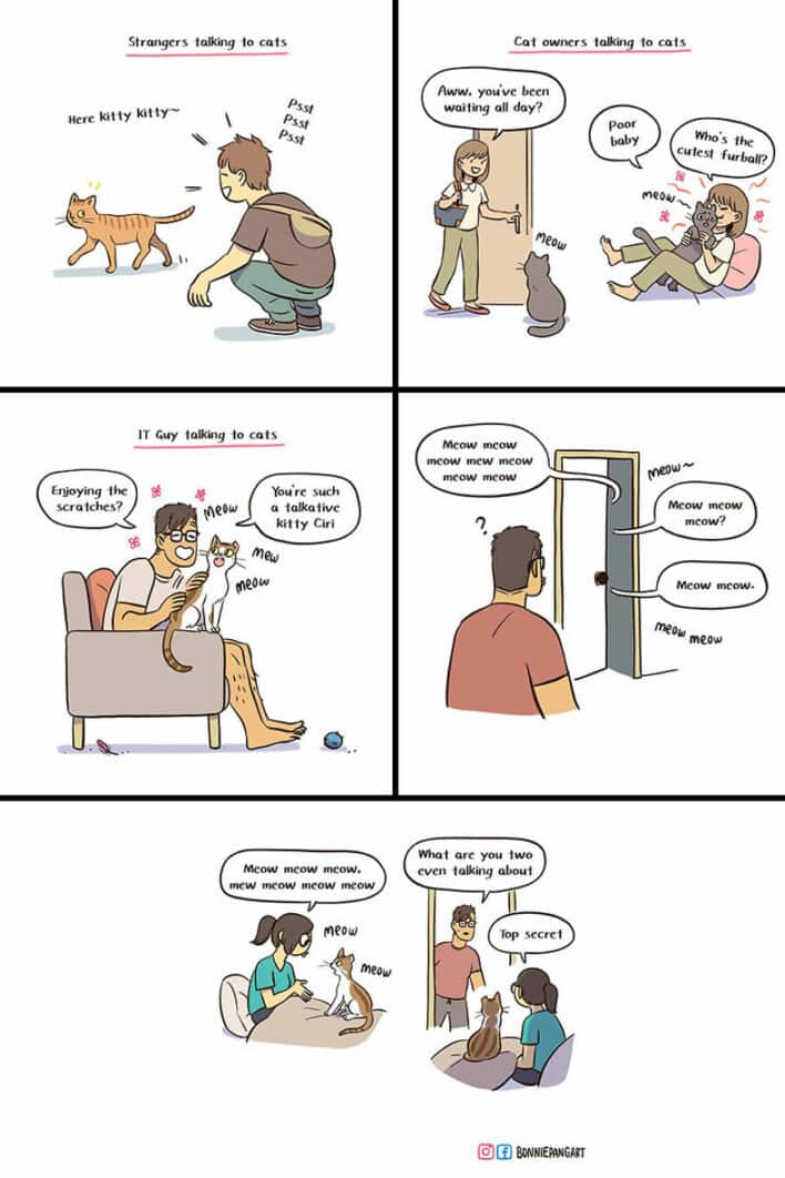 35 Funny Married Life Comics From Relatable Artist Bonnie Pang And Her IT Husband