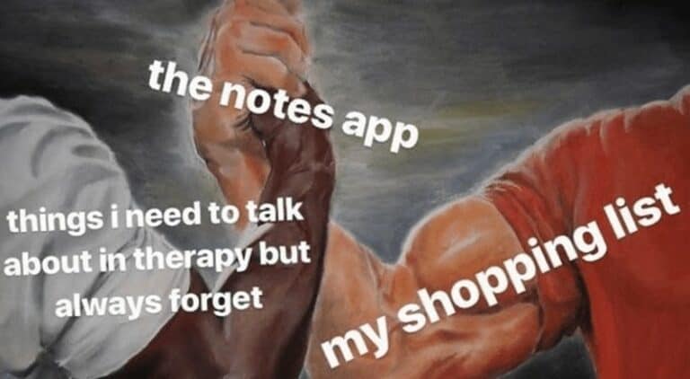 40 Notes App Memes For Everyone Writing In There Instead Of Going To ...