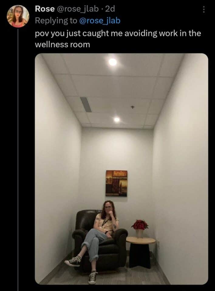 Depressing Workplace "Wellness Room" Inspires Some Hilarious Memes