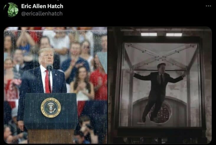 21 Funniest Memes Reacting To Trump Behind Bulletproof Glass During ...