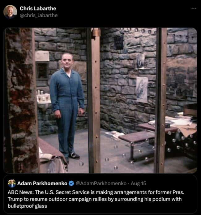 21 Funniest Memes Reacting To Trump Behind Bulletproof Glass During ...