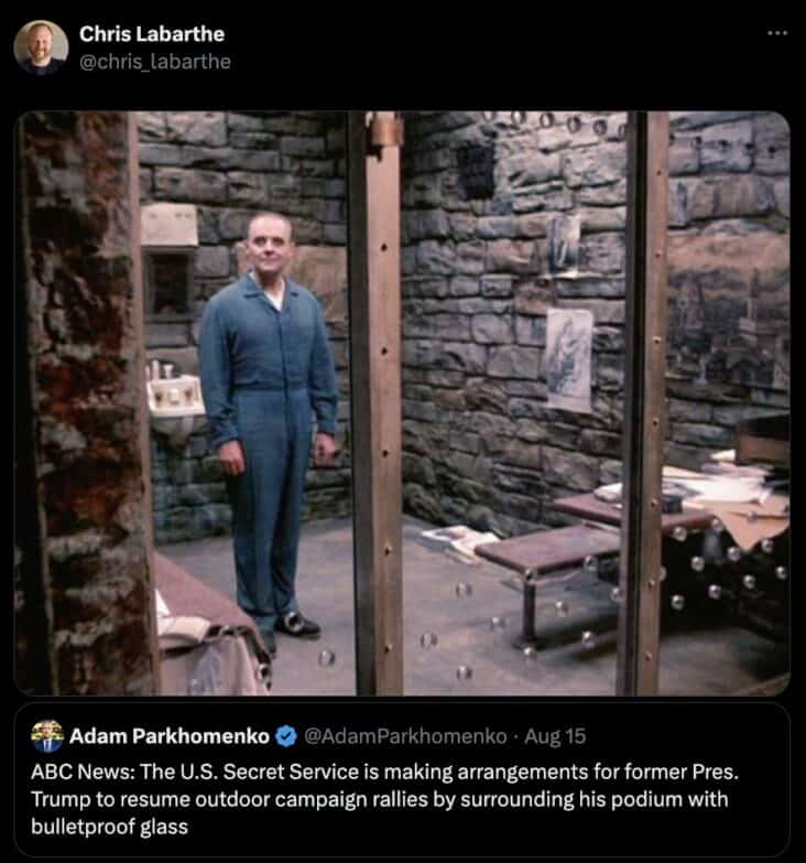 21 Funniest Memes Reacting To Trump Behind Bulletproof Glass During ...