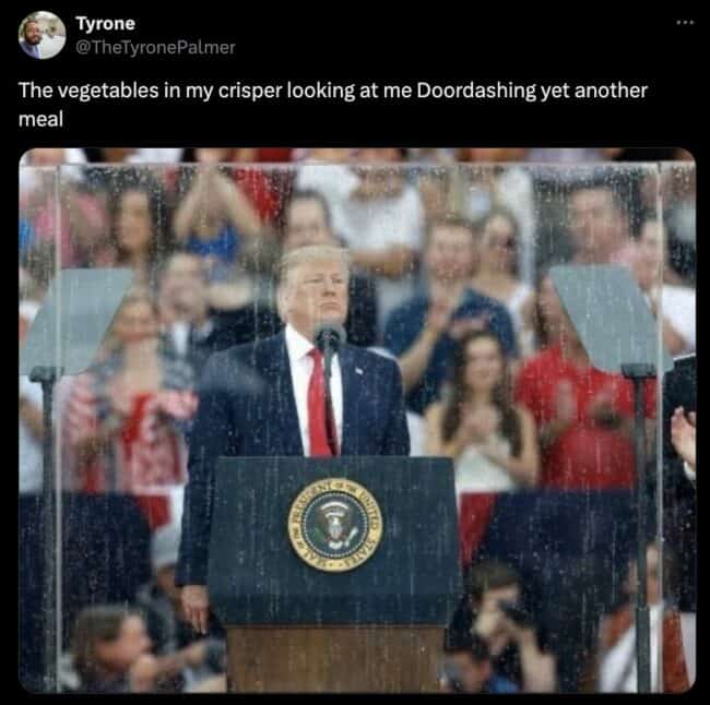 21 Funniest Memes Reacting To Trump Behind Bulletproof Glass During ...