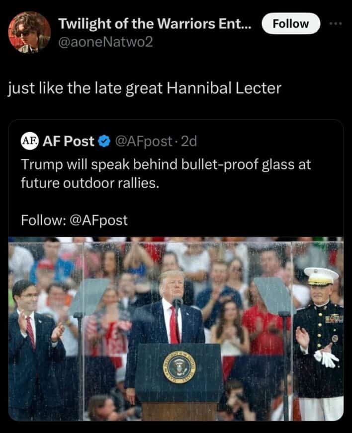 21 Funniest Memes Reacting To Trump Behind Bulletproof Glass During ...