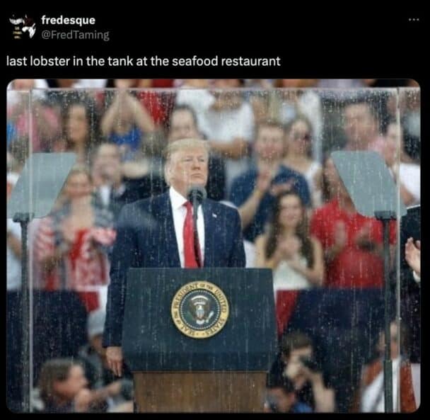 21 Funniest Memes Reacting To Trump Behind Bulletproof Glass During ...