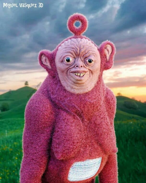 50 Unsettling Versions Of Popular Characters From This Childhood ...