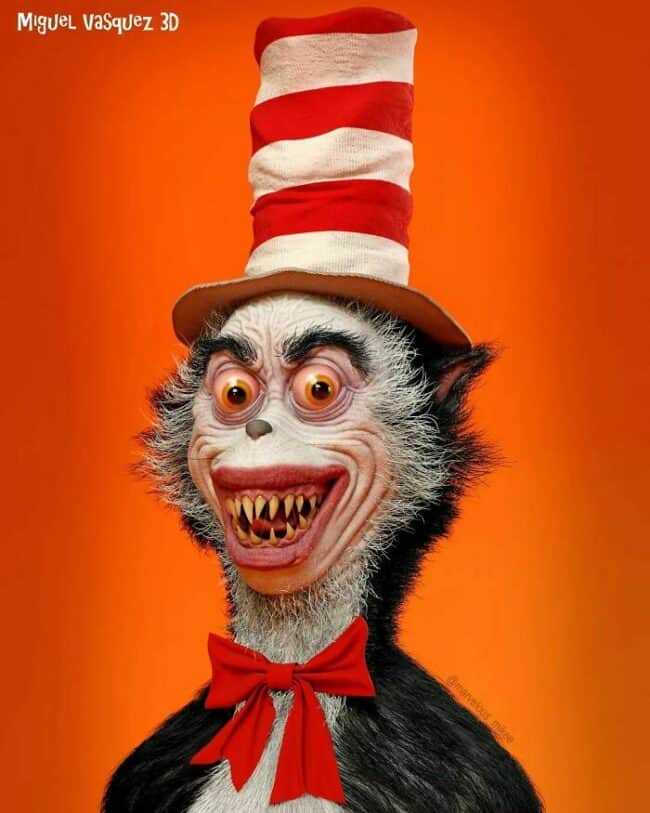 50 Unsettling Versions Of Popular Characters From This Childhood ...