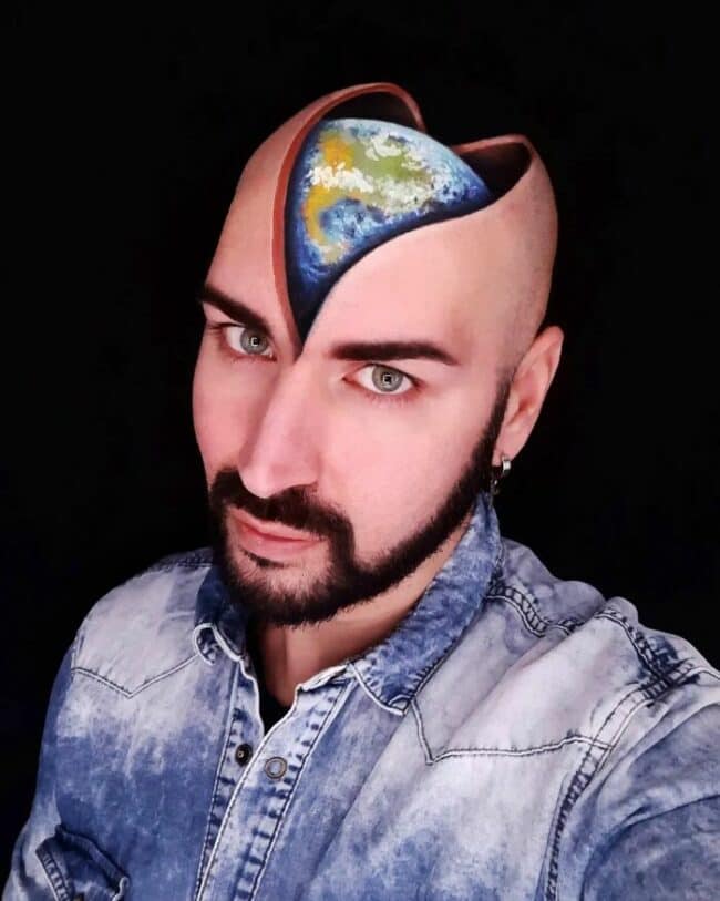 25 Mind-Bending Optical Illusions From Makeup Artist Luca Luce