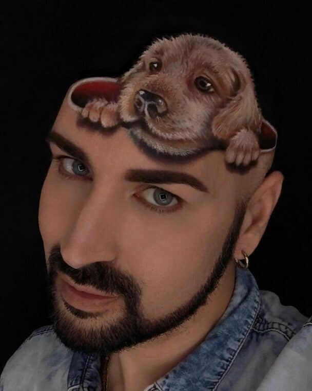 25 Mind-Bending Optical Illusions From Makeup Artist Luca Luce