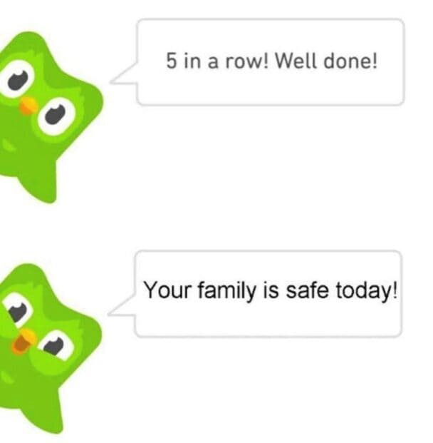 30+ Funniest Duolingo Memes For Cunning Linguists Terrified Of Losing ...
