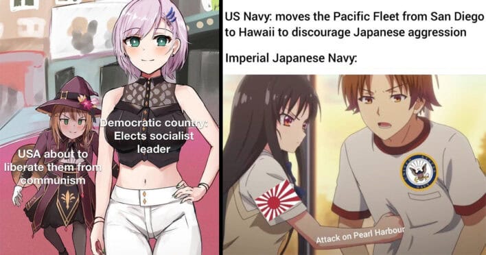 40 Hilarious Anime And History Mashup Memes To Educate The Weebs