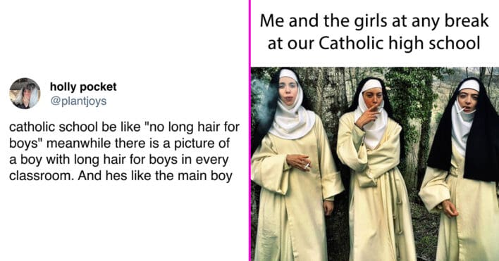 40 Funny Catholic School Memes For Anyone Who Struggled To Keep Their ...