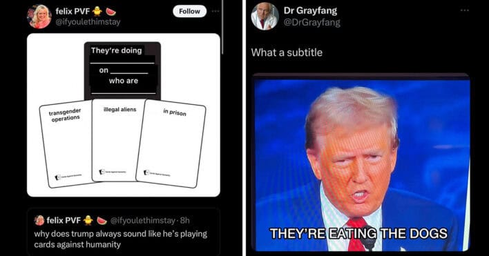 60 Funniest Tweets And Memes From The Presidential Debate