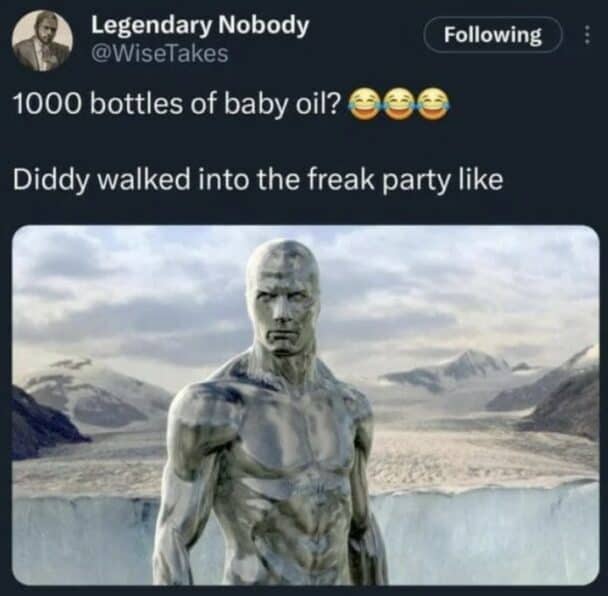 35 Funny Diddy Memes Absolutely Slathered In Freak Off Baby Oil