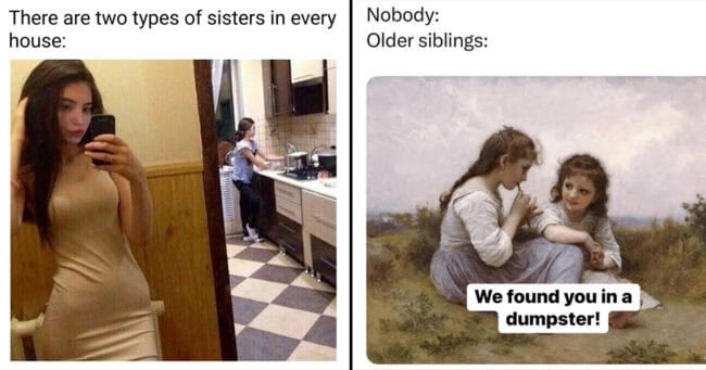 30 Sassy Sister Memes For Ladies Who Love Their Closest Kin