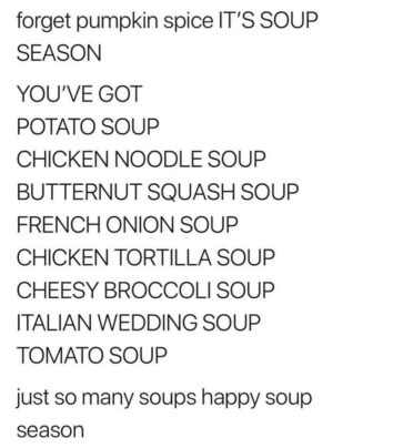 42 Funny Soup Season Memes To All Soup Lovers Who Celebrate