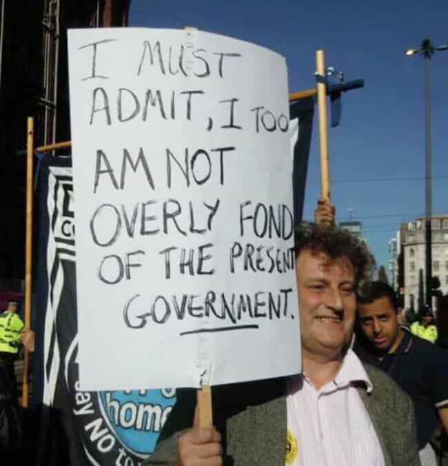 35 Hilariously Wholesome Protest Signs That Prove Hate Is Overrated