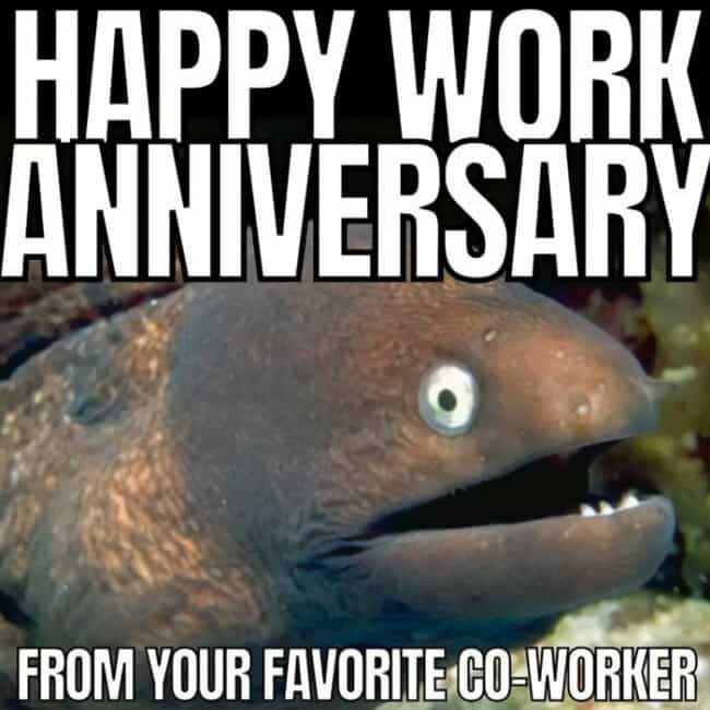 45 Hilarious Work Anniversary Memes For Employees Trapped In A Dead-End Job