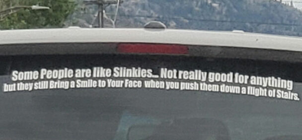 50 Hilariously Wild Bumper Stickers People Found Out On The Open Road