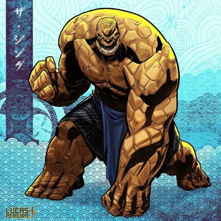 36 Iconic Marvel Characters Drawn In The Style Of Feudal Japan By ...