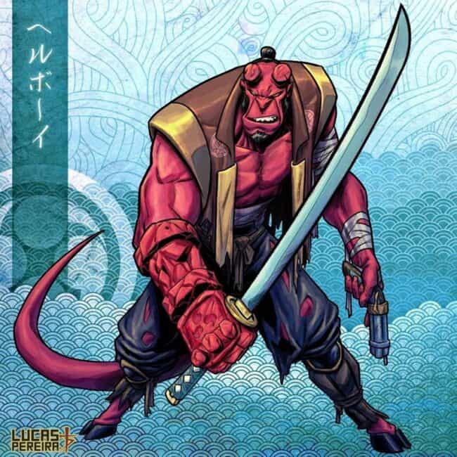 36 Iconic Marvel Characters Drawn In The Style Of Feudal Japan By ...