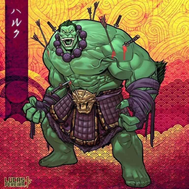 36 Iconic Marvel Characters Drawn In The Style Of Feudal Japan By ...