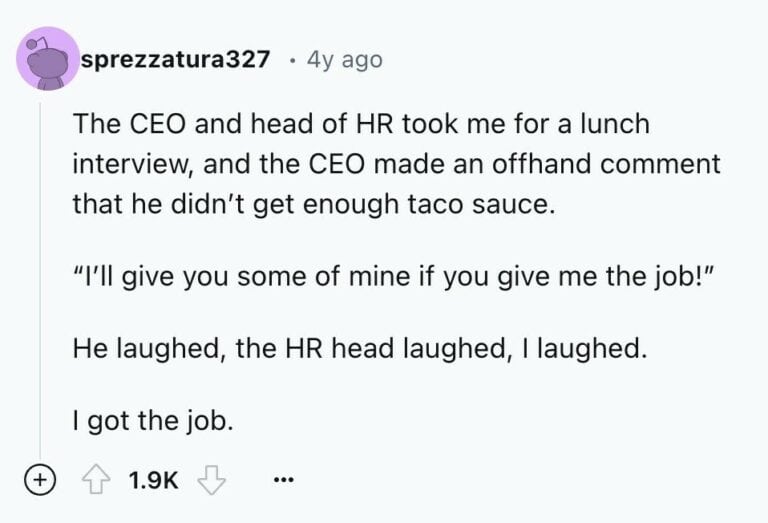 33 Funny Jokes Employees Told During A Job Interview That (Mostly) Worked